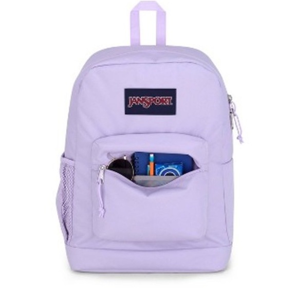 Jansport | Bags | Jansport Cross Town Plus 7 Backpack Pastel Lilac ...